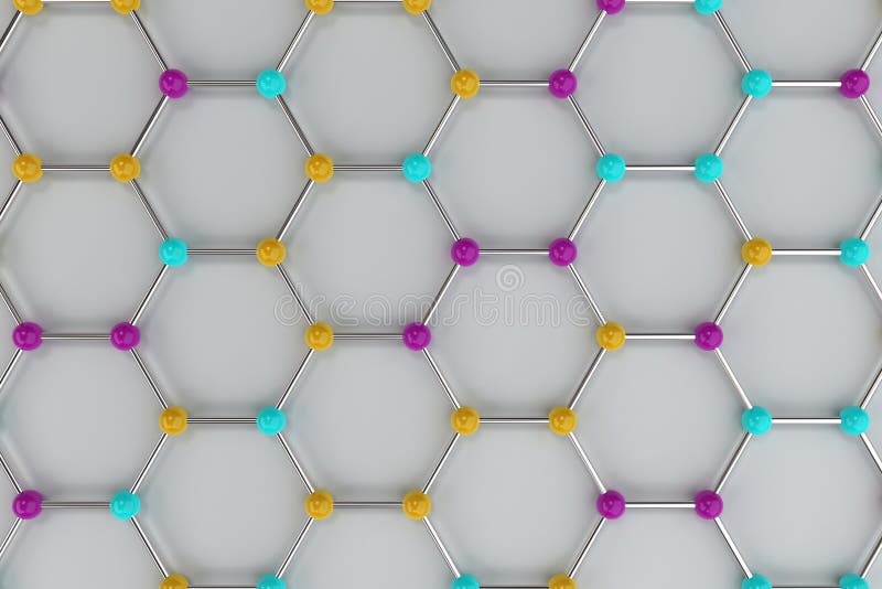 White graphene stock illustration. Illustration of abstract - 23496226