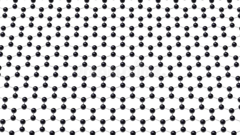 Model Van Een Kristalrooster Van Diamant Stock Illustratie ...