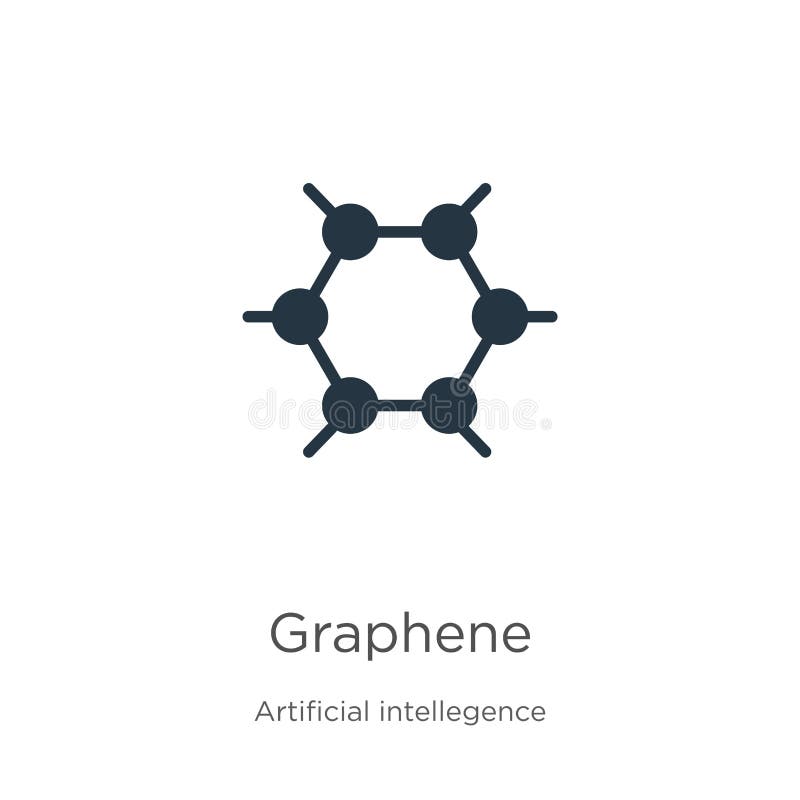 Graphene Icon - Carbon with Single Atoms Layer Stock Vector ...
