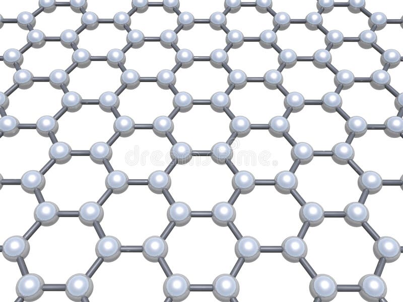Graphene Layer Molecular Model, 3d Render Stock Illustration ... Graphene Layer Molecular Model, 3d Render Stock Illustration ...
