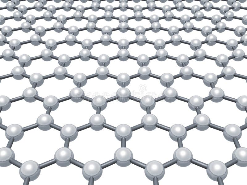 Graphene Layer Molecular Model, 3d Render Stock Illustration ... Graphene Layer Molecular Model, 3d Render Stock Illustration ...