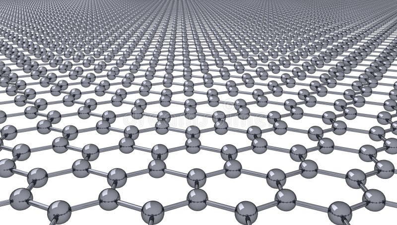 Graphene (Transparent Background) Stock Photo - Illustration of oneatom ...