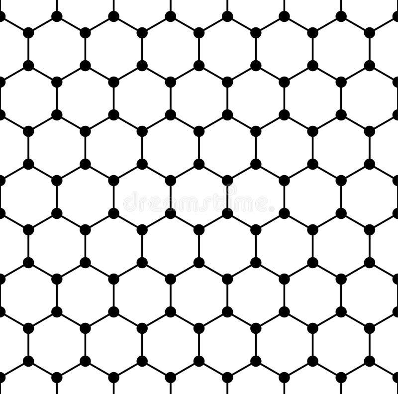 Graphene Symbol, Schematic Molecular Structure of Graphene Stock Vector ...