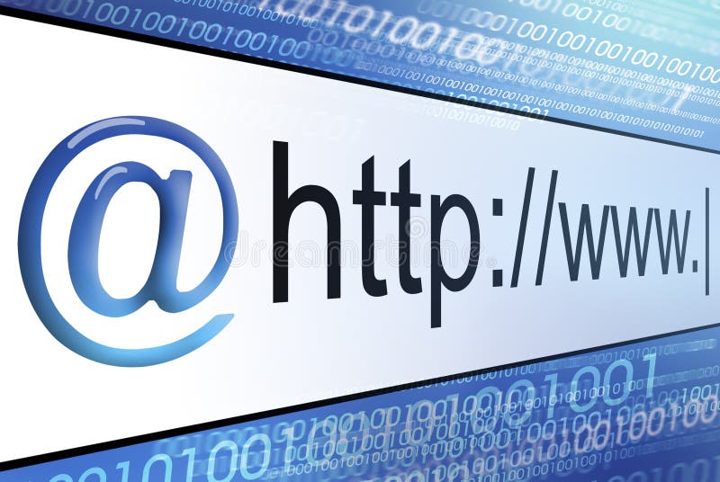 Web address stock illustration. Illustration of communication - 11270240