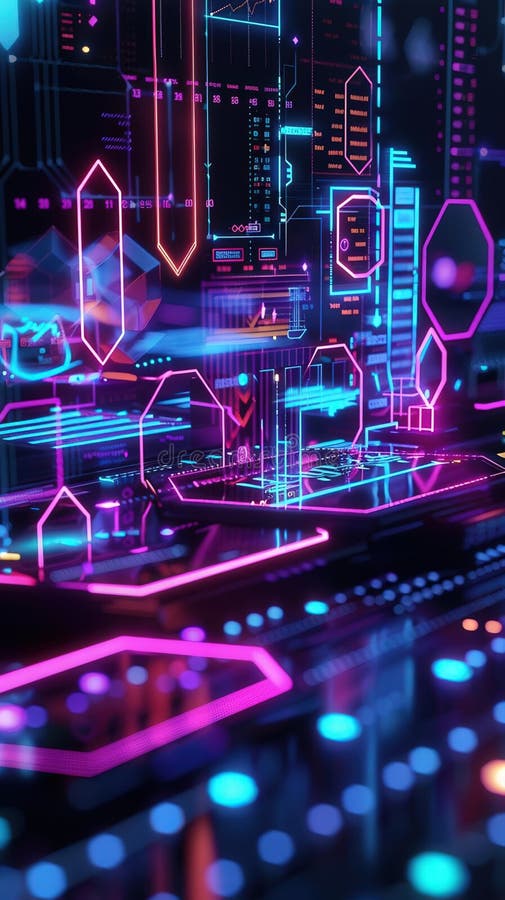 Graphic of Abstract Art Depicting the Future of Data Visualization ...