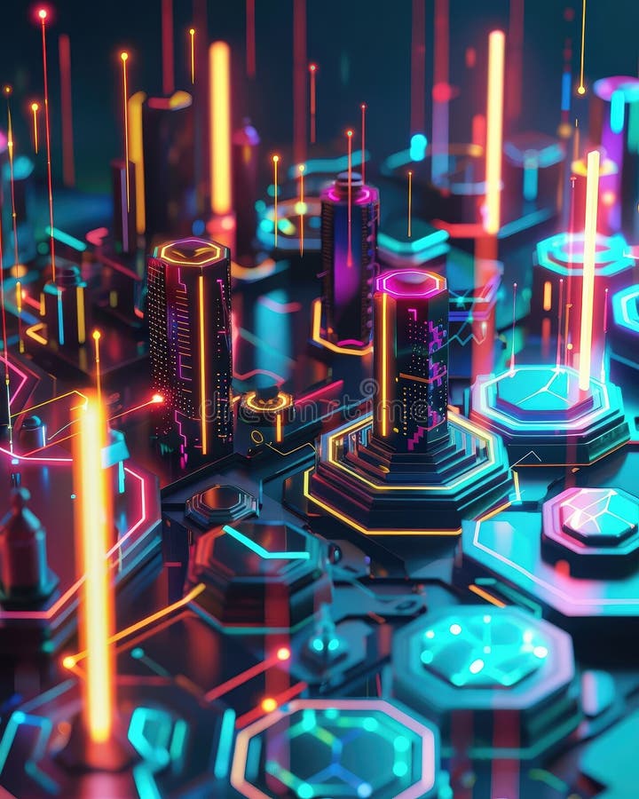 Graphic of Abstract Art Depicting the Future of Data Visualization ...