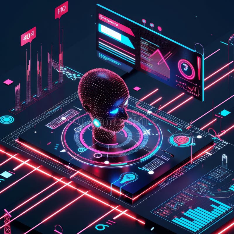 Graphic of Abstract Art Representing AIs Role in Financial Planning ...