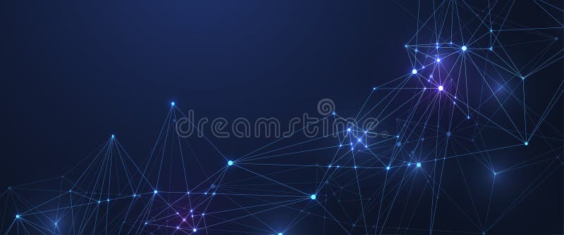 Graphic Abstract Background Communication. Perspective Backdrop of ...