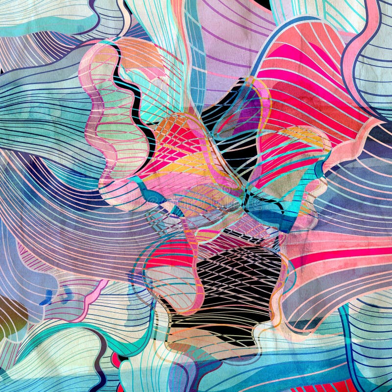 Graphic Abstract Background Stock Illustration - Illustration of ...