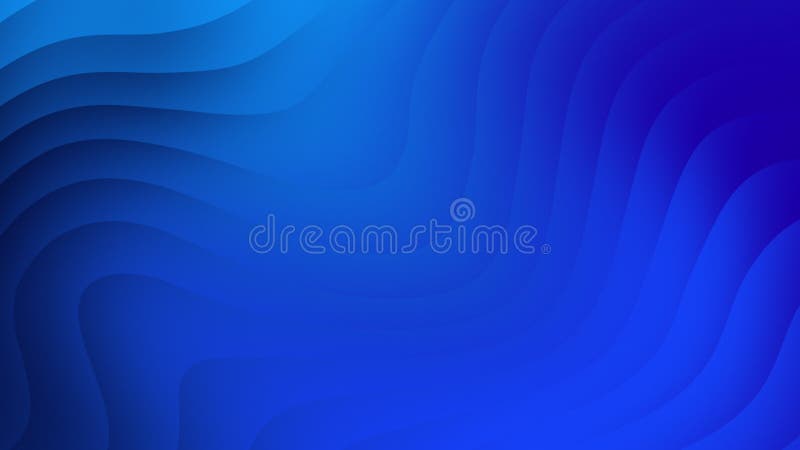 Graphic Abstract Design Color Background. Moving Blue Wave Lines in ...