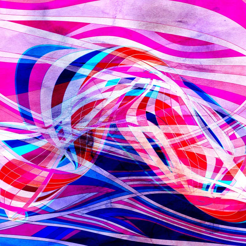 Graphic Abstract Light Waves Stock Illustration - Illustration of paint ...