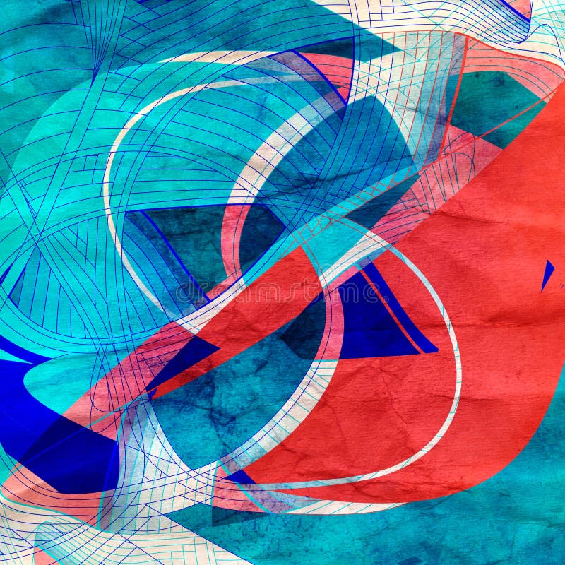 Graphic Abstract Light Waves Stock Illustration - Illustration of ...