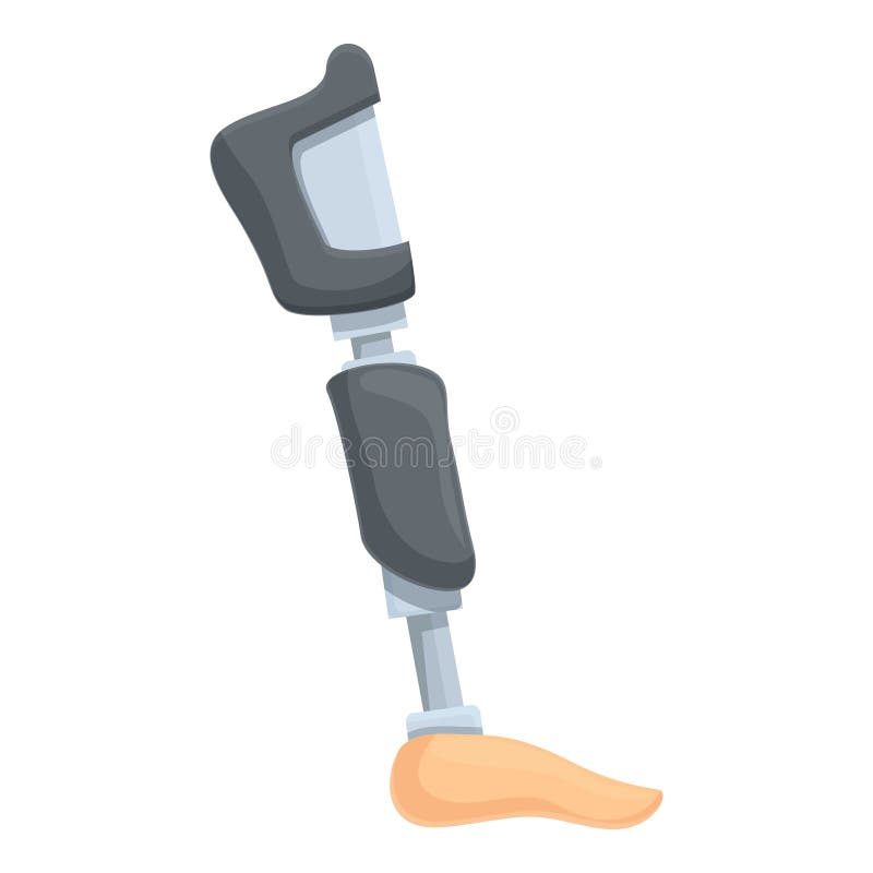 Graphic of an Advanced Lower Limb Prosthesis, Showcasing Healthcare ...
