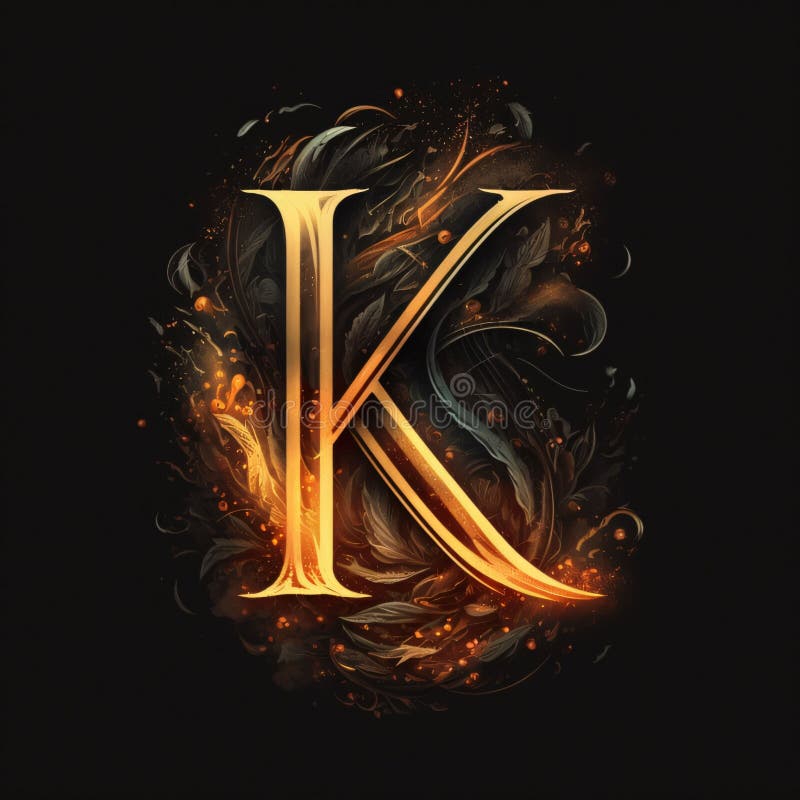 K Fire Letter Stock Illustrations – 303 K Fire Letter Stock ...