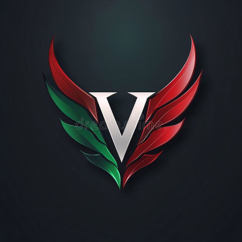 Letter V with Wing Logo. Vector Design Template Elements for Your ...