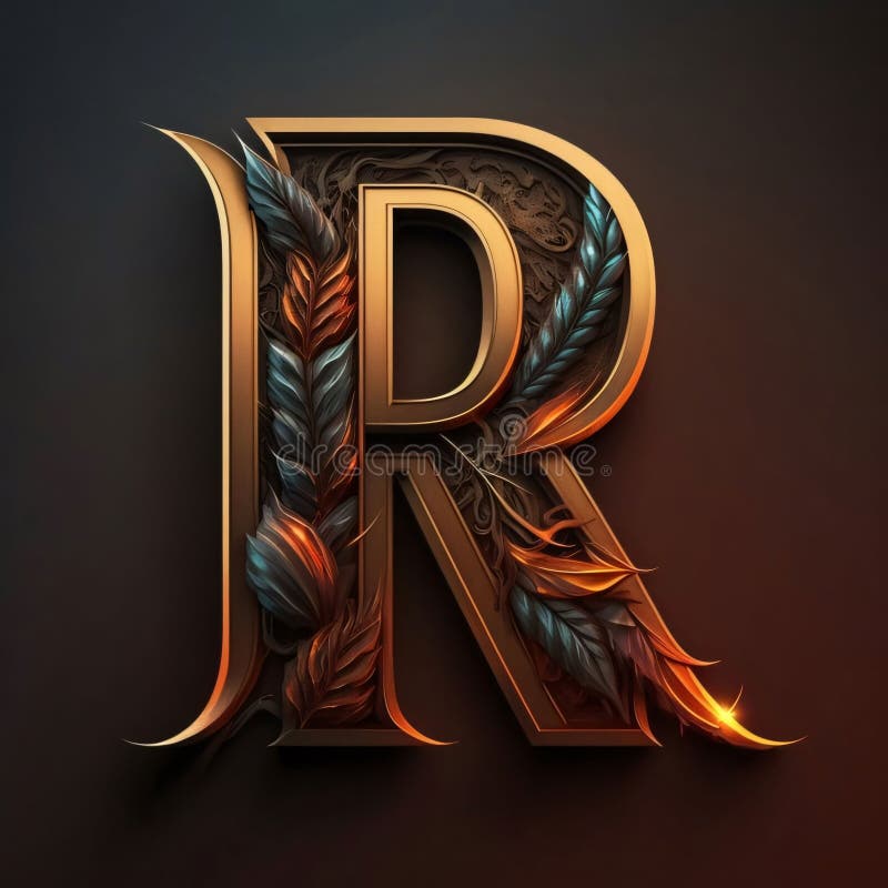 Alphabet Letter R Flame Stock Illustrations – 249 Alphabet Letter R ...