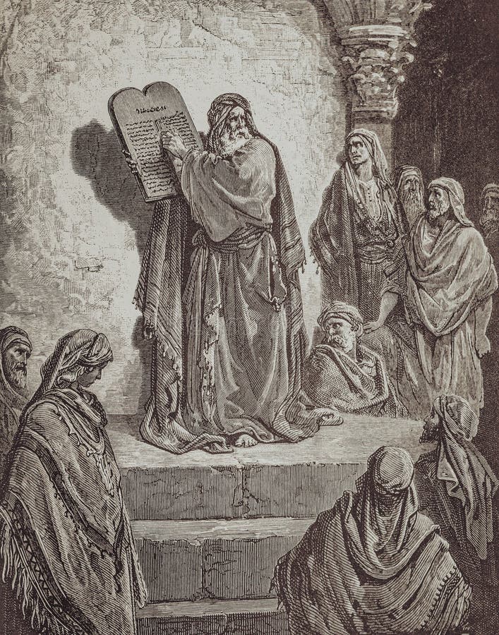 Graphic Art from Gustave Dore Published in the Holy Bible. Editorial ...