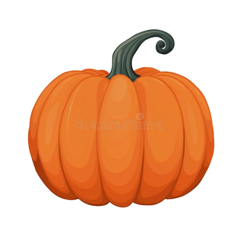 Graphic Beautiful Orange Jack-o -lanter Stock Image - Illustration of ...