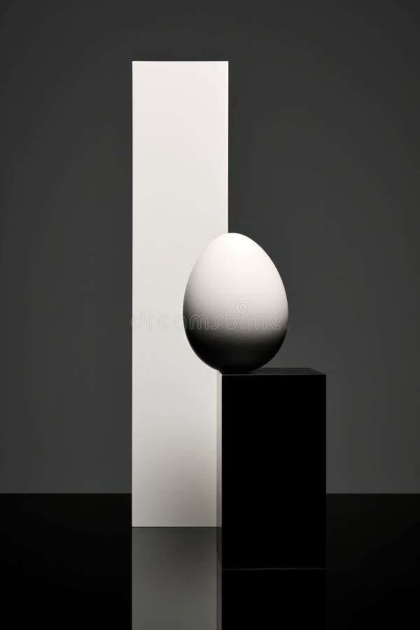 Object Eggshell White Easter Food Symbol Background Concept Design Egg ...