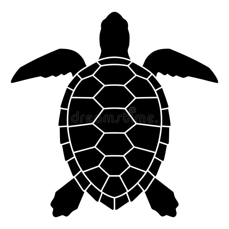 Ocean Turtle Icon Sea Graphic Simple Animal Logo Stock Photos - Free ...
