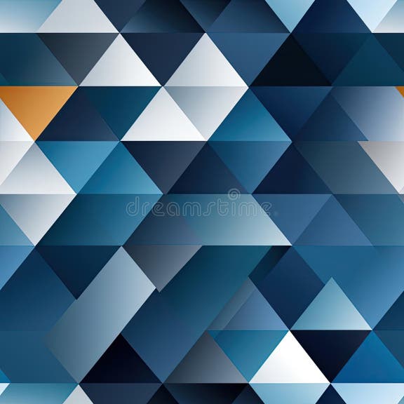 Graphic with Blue Triangles and Monochromatic Shadows in Angular ...