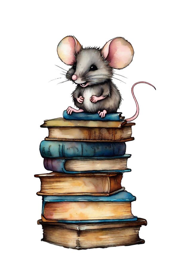 Bookworm Mouse Stock Illustrations – 70 Bookworm Mouse Stock ...