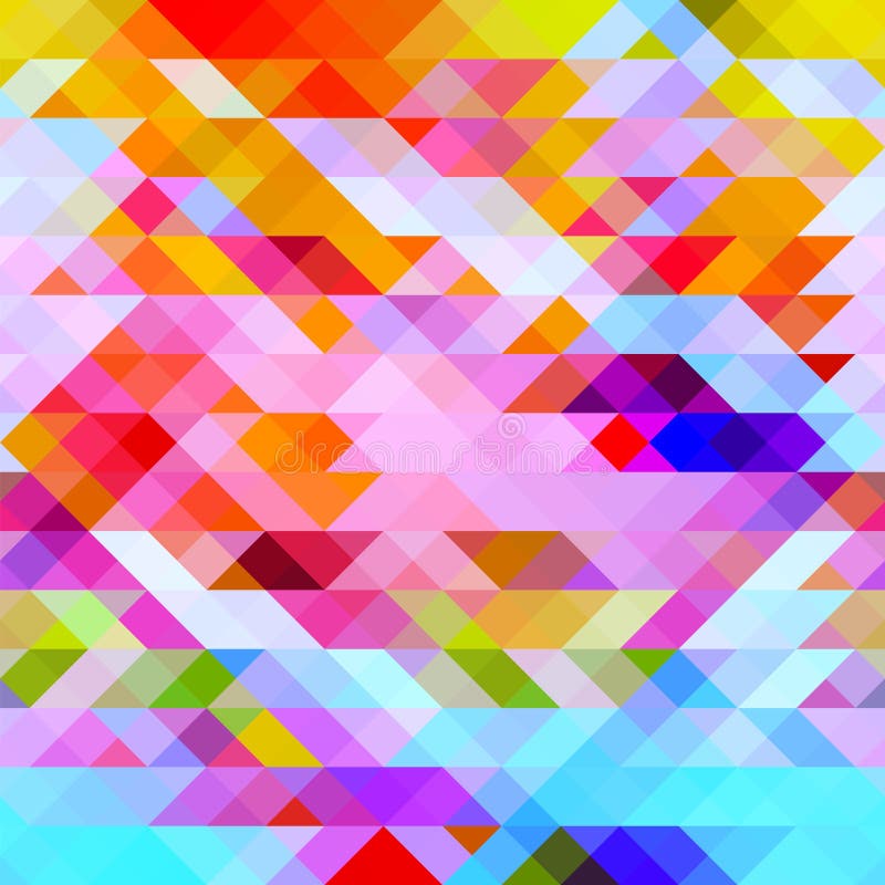 Graphic Bright Abstract Background with Triangles Stock Illustration ...