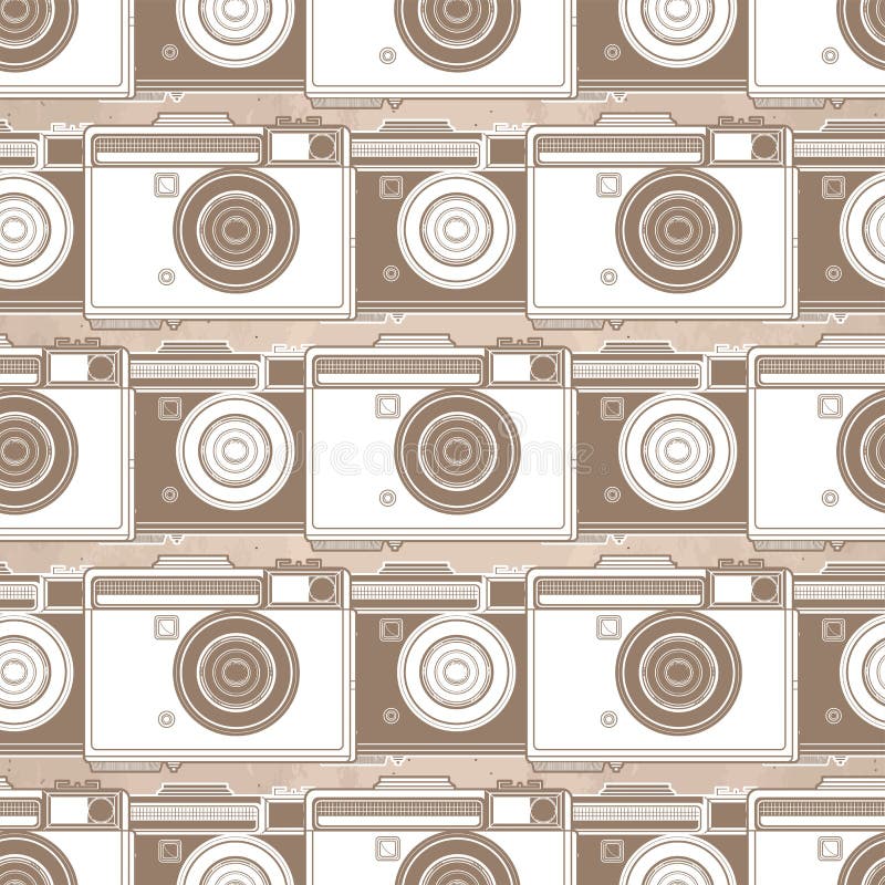 Graphic camera pattern stock vector. Illustration of identity - 92960848