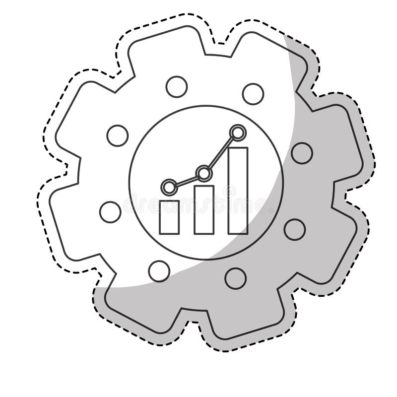 Graphic chart icon stock illustration. Illustration of graphic - 82744028