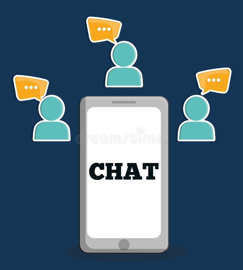 Graphic of Chat Design, Vector Illustration Stock Vector - Illustration ...