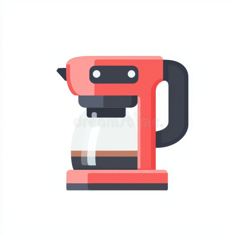 Graphic of a Coffee Machine. an Office Coffee Machine, Isolated on ...