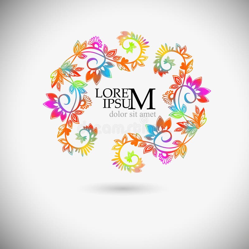 Graphic Colorful Vintage Frame. Vector Illustration Stock Vector ...