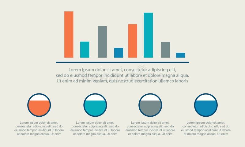 Graphic and Data Business Infographic Stock Vector - Illustration of ...