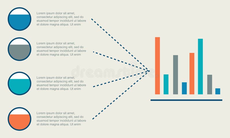 Graphic Data Style Business Infographic Stock Vector - Illustration of ...