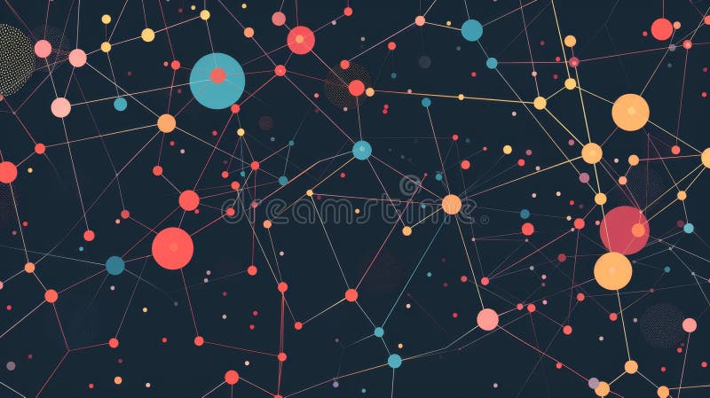 Graphic of a Decentralized Internet of Things Network with Copy Space ...