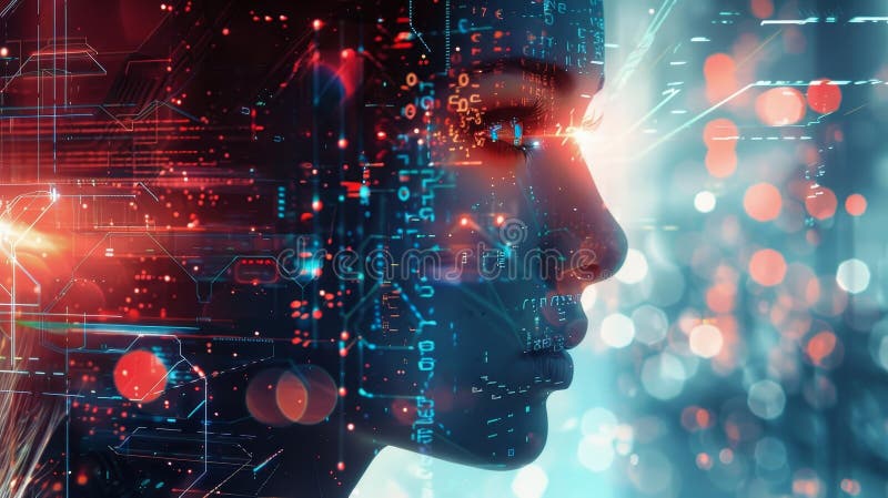 Graphic Depicting the Convergence of Artificial Intelligence and Advanced Technology in Shaping ...