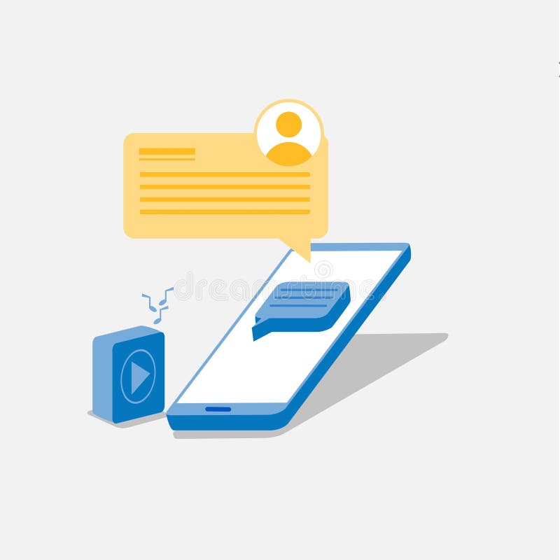 Social Media Message with Video in Bubble Platform, Online Social for ...