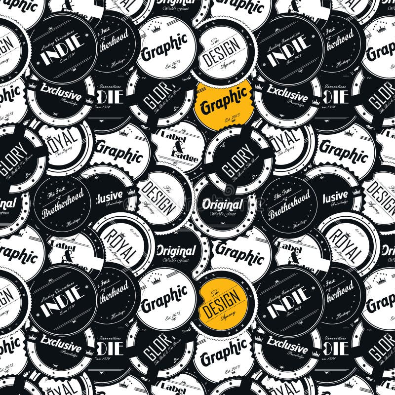 Graphic design badge label stock vector. Illustration of authentic ...