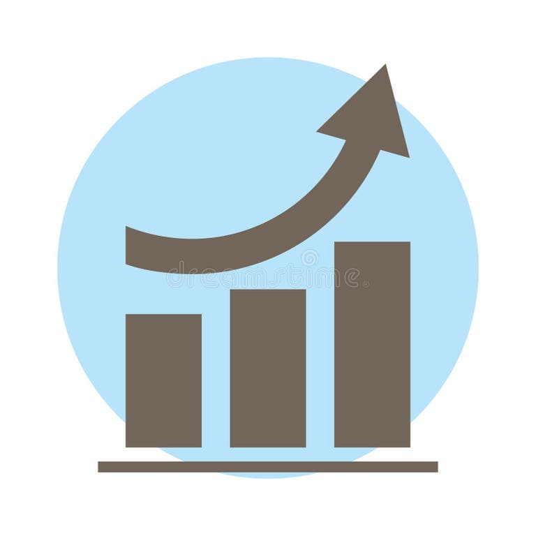 Graphic Design of Bar Chat. Vector Illustration Decorative Design Stock ...