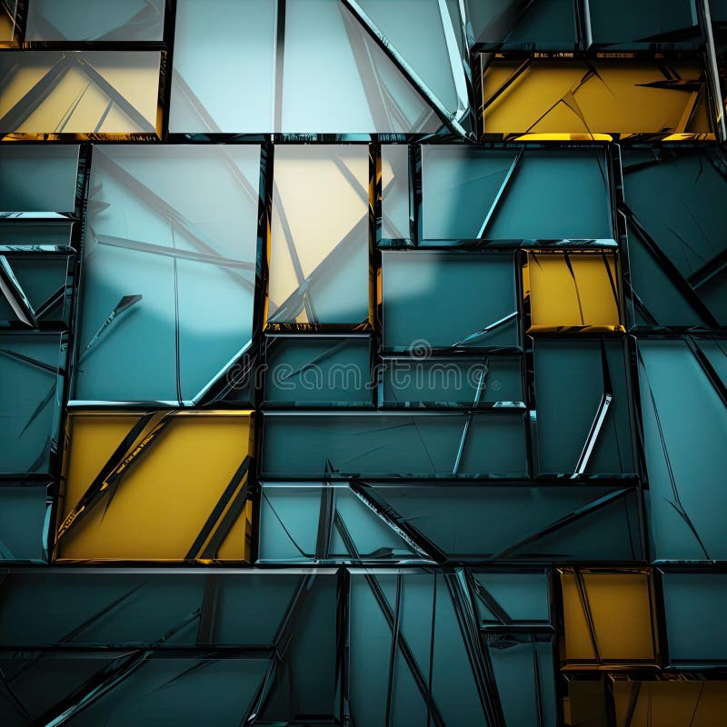 Graphic Design with Bold Geometric Patterns Stock Illustration ...