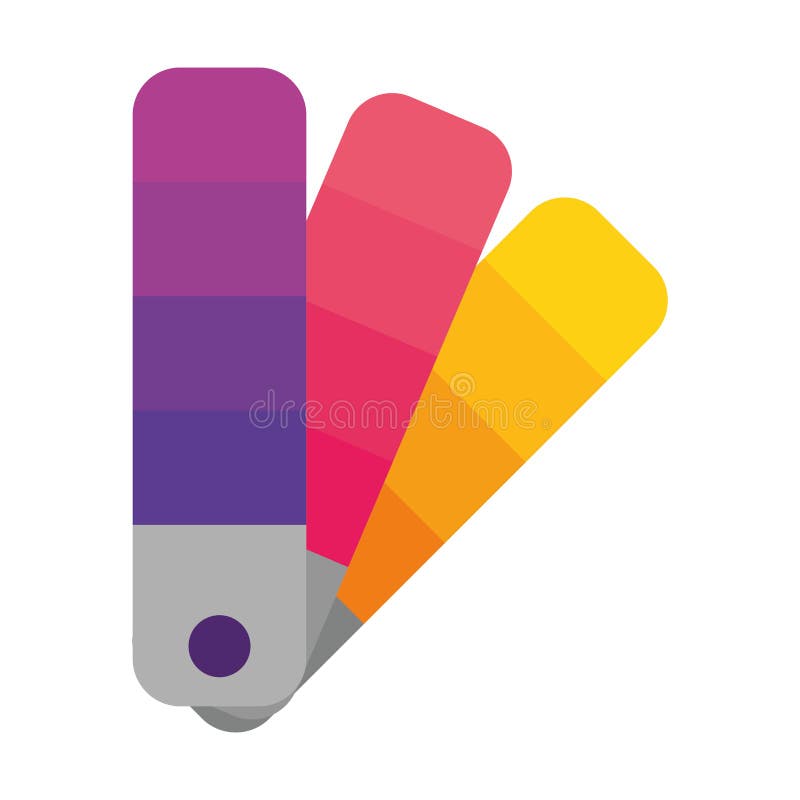 Graphic Design Colors Palette Tool Symbol Stock Vector - Illustration ...