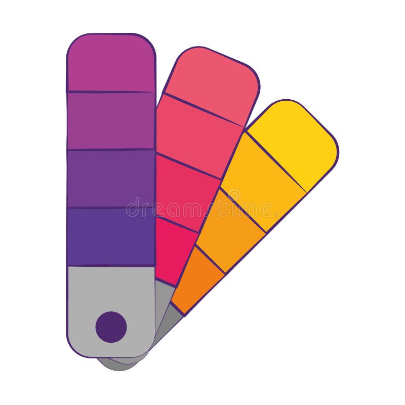 Graphic Design Colors Palette Tool Symbol Stock Vector - Illustration ...