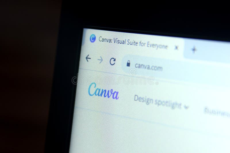Canva website editorial image. Image of brand, canva - 296015200