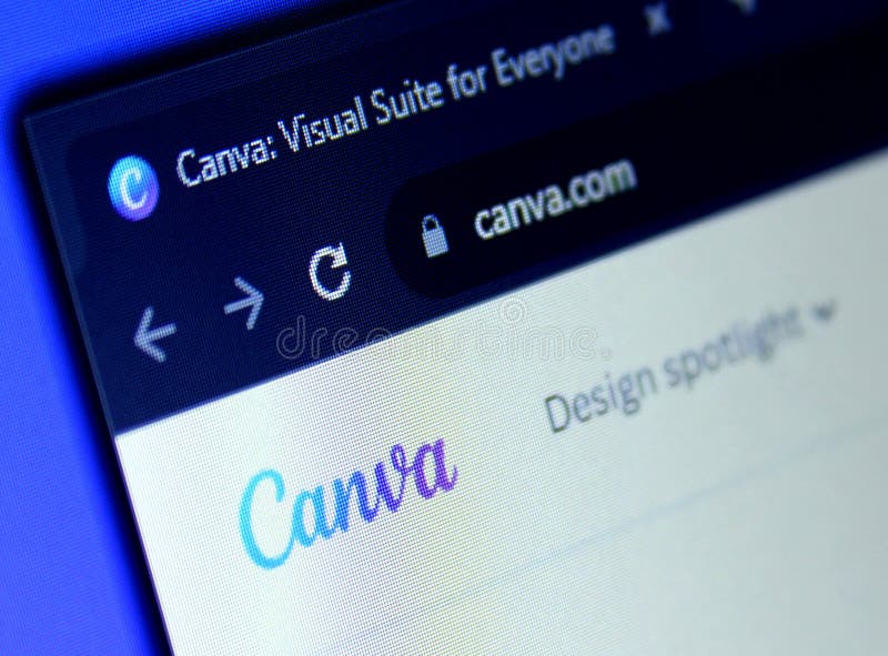 Canva app logo editorial photo. Image of company, design - 298210941