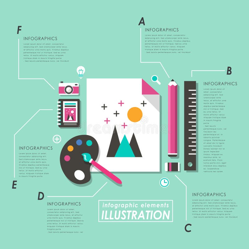 Graphic design concept stock illustration. Illustration of graph - 75616566