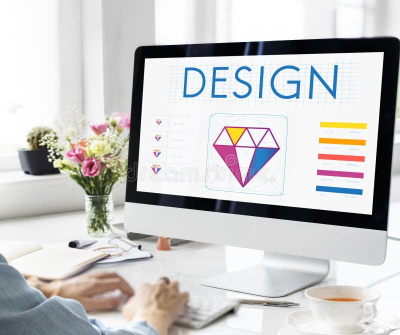 Graphic Design Creative Imagination Concept Stock Photo - Image of ...