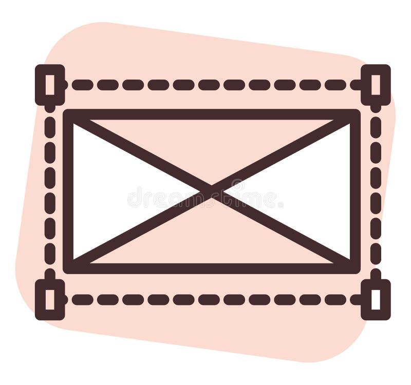 Graphic design crop, icon stock vector. Illustration of isolated ...