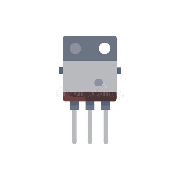 Electronic Circuit Transistor Icon Stock Illustration - Illustration of ...