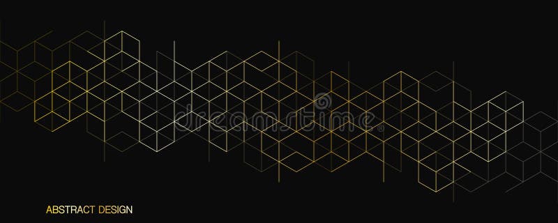 The Graphic Design Element and Abstract Geometric Background with ...