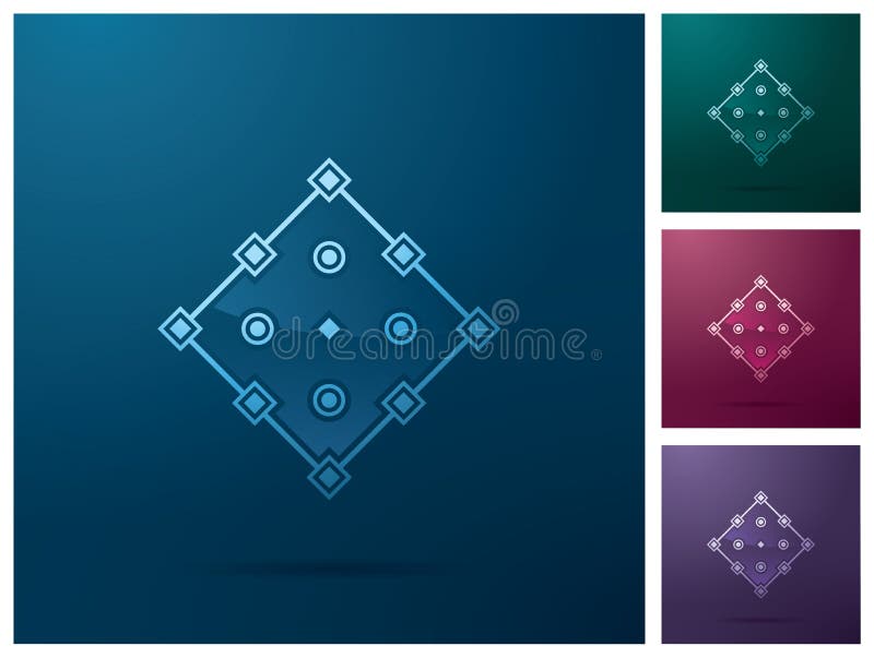 Graphic Design Element, Square Anchor Point Icon Design Stock Vector ...